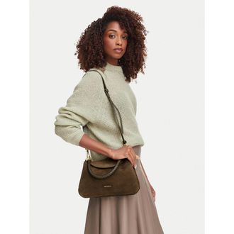Coccinelle Handtasche Coccinelle VCL Coccinelletiggy Suede Bim E1 VCL 18 02 01 Khakifarben