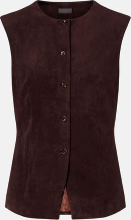 Stouls Weste Casino aus Veloursleder