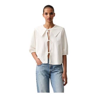 Marc O'Polo Blouse Chemise - Femme - Blouses et Chemises - Beige - Taille: 36 FR