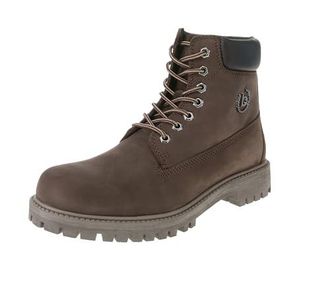 Bugatti Bottes pour homme, doublure froide, marron foncé/noir, taille 43 UE, Marron foncé et noir, 43 EU