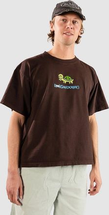 A.Lab Jerry Looks Max Boxy T-Shirt vintage brown