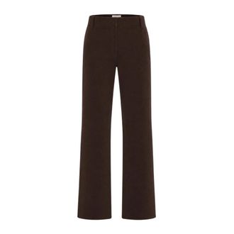 Marella Emmbaldi Straight Hosen - - Trousers - Damen - Braun - 2XS