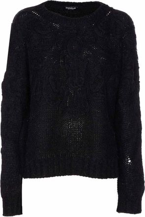 Dondup Rundhalspullover - Schwarz