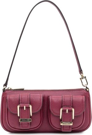 Michael Kors Femme, Sacs, Violet, Taille: ONE Size Zoe Small Pebbled Leather Pochette