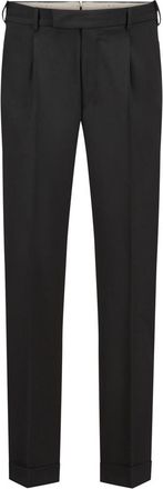 Pantaloni Torino Leichte Wollhose mit Bundfalte und Stretchanteil, Rebel Fit in