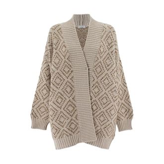 Brunello Cucinelli Femme, Pulls, Multicolore, Taille: 44 FR Cardigan