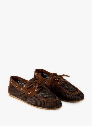 Miu Miu Mocassins ajour&eacute;s en cuir m&eacute;lang&eacute;