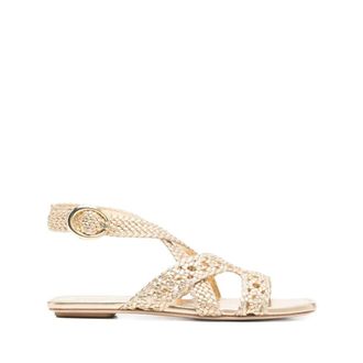Stuart Weitzman Thea Sandale - Femme - Chaussures - Jaune - Taille: 36 1/2 EU