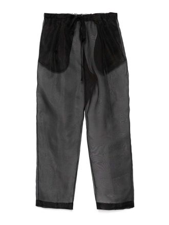 Khaite Pantalons D&eacute;contract&eacute;s - Noir