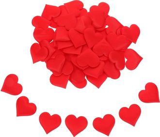 BESPORTBLE 500 St&uuml;ck Valentinstag Tischkonfetti Herzf&ouml;rmig 35cm Rot aus Recycelbarem Material Romantische Dekoration f&uuml;r Jubil&auml;umsfeiern Hochzeiten und Valentins