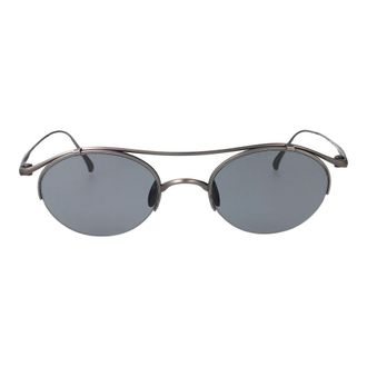 Giorgio Armani Oval Sonnenbrille - - Accessories - Herren - Grau - 49 MM