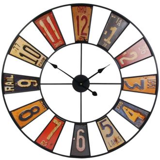 Altobuy Altobuy - Horloge Murale Industrielle Vintage &Oslash;80cm