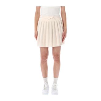 Nike Jupe pliss&eacute;e mi-haute - Femme - Sport - Blanc - Taille: 36 FR