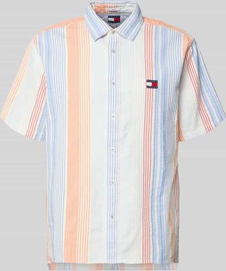 Tommy Jeans Relaxed Fit Freizeithemd aus reiner Baumwolle