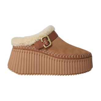 Chlo&eacute; Nama Wedge Mule - - Shoes - Damen - Braun - 39 EU