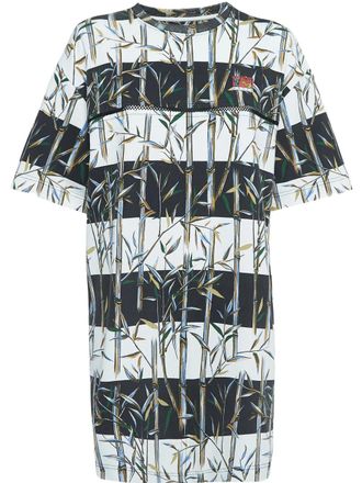 Kenzo robe à imprimé bambou - Blanc