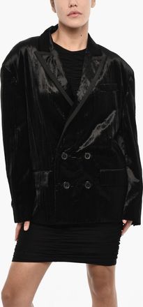 Dsquared2 Zweireihige Chenille-Jacke im Oversize-Fit Dsquared2