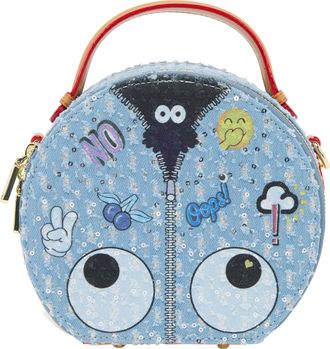 Mymo Schulranzen Schulranzen Frauen blauer Denim