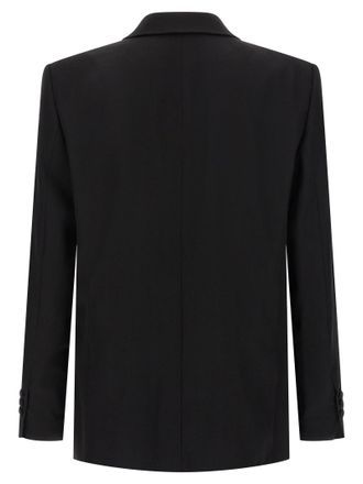 Balmain Mens Black Virgin Wool Blazer Clothing