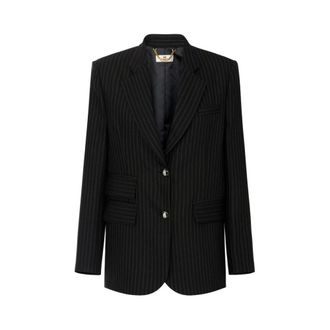 Elisabetta Franchi Damen, Jacken, Schwarzk, XSGr&ouml;&szlig;e