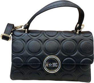 M*BRC sac à bandoulière en cuir diviseur intérieur fermeture avec rabat G369