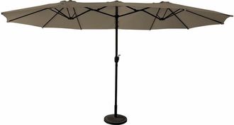 Happy Garden Happy Garden - Parasol double 2,7x4,6m linai taupe