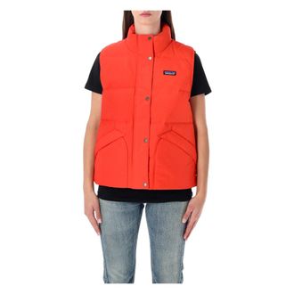 Patagonia Femme, Vestes, Rouge, Taille: 36 FR Downdrift Vest