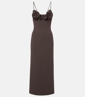 Magda Butrym Midikleid aus einem Wollgemisch