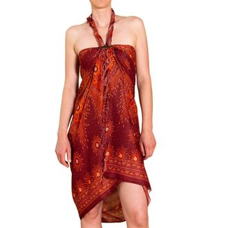 Panasiam Sarong Peacock V24 russet, 250x113cm