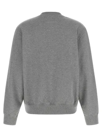 Maison Margiela Logo-Print Sweatshirt - Gray