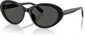 Dolce & Gabbana Lunettes de soleil ovales - Femme - Accessoires - Noir - Taille: 53 MM