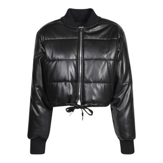 Msgm Quilted Bomber Jacket - - Jackets - Damen - Schwarzk - L