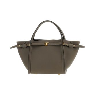Tod's Petit sac shopping en cuir - Femme - Sacs - Brun - Taille: ONE Size