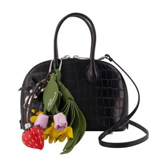 Self Portrait Toast Mini Top Handle Bag - Black