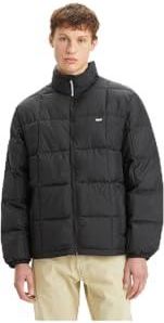Levi's Piedmont Short Puffer Mont Manteau, Noir (0000), M Homme