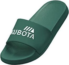 Kubota Claquette Femme - Sandales à enfiler - Chaussures Pour Piscine et Plage - Sandales été - Vert foncé - 41