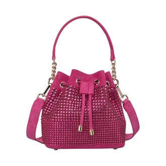 Alma En Pena Rhinestone Eimer Tasche - - Bags - Damen - Rosa - ONE SIZE
