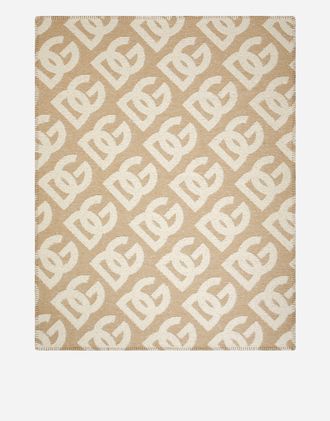Dolce & Gabbana Wool, Silk, And Cashmere Blanket - Plaid Multicolor Onesize