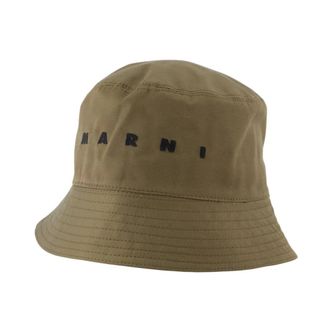 Marni Femme, Accessoires, Vert, Taille: L Sac en Polyester Synthétique Khaki Doublure en Cuir