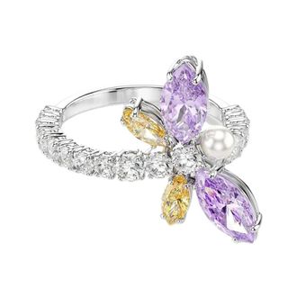 Swarovski Bague Motif Libellule - Femme - Accessoires - Multicolore - Taille: 55 MM