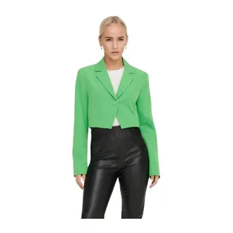 Only Only, Femme, Vestes, Vert, Taille: 38 FR Cropped Blazer