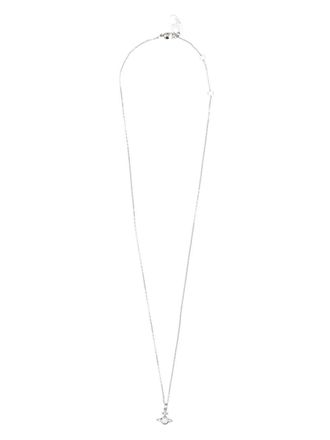 Vivienne Westwood collier &agrave; pendentif logo - Argent