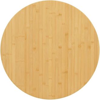 vidaXL Dessus de table &Oslash;60x4 cm bambou