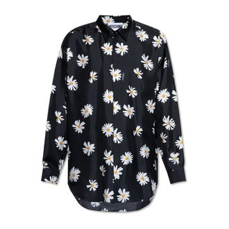Moschino Seidenhemd - - Shirts - Herren - Schwarzk - M