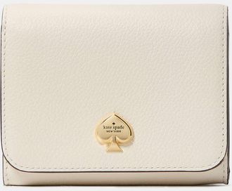 Kate Spade New York Kate Spade Kayla Portemonnaie Mit L-Rei&szlig;verschluss, Klein f&uuml;r Frauen in Baiser meringu&eacute; | Leder