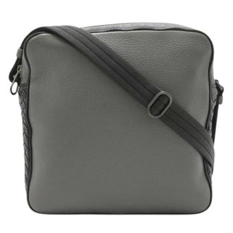 Bottega Veneta Pre-owned Intrecciato Leder Schultertasche - - Pre-owned - Damen - Grau - ONE SIZE