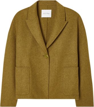 American Vintage Manteau Court Boule Dadoulove Laine American Vintage