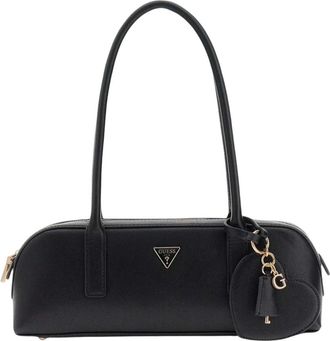 Guess Femme, Sacs, Noir, Taille: ONE Size Sac bandouli&egrave;re logo Isobel
