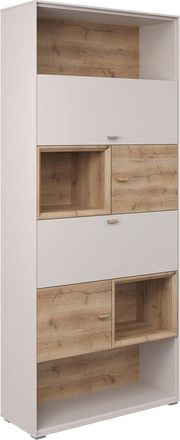 Homin Regal, Eiche, Sand, Holz, Eiche, massiv, 90x214x38 cm, Beimöbel erhältlich, stehend, Kinder- & Jugendzimmer, Kindermöbel, Kinderregale