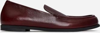 Arket Loafer Aus Leder -Rot